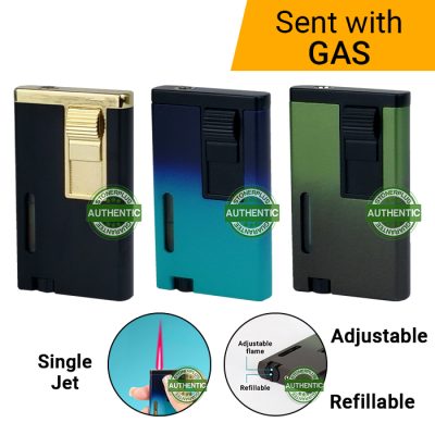 Slim Metal Jet Lighters (Single Flame) - Stonerplus - Selangor, Malaysia
